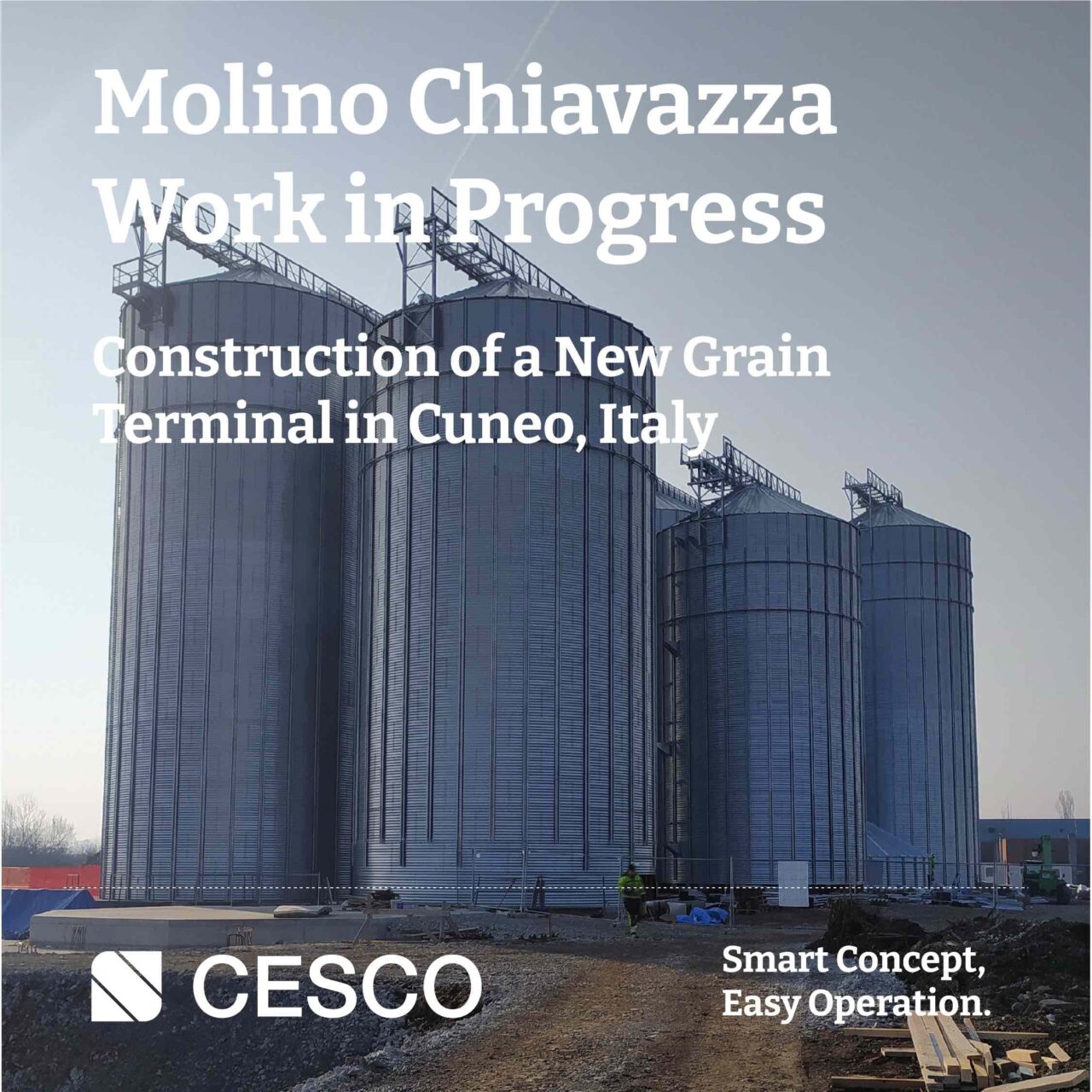 CESCO Makes Rapid Progress in Silo Installation for Molino Chiavazza's ...