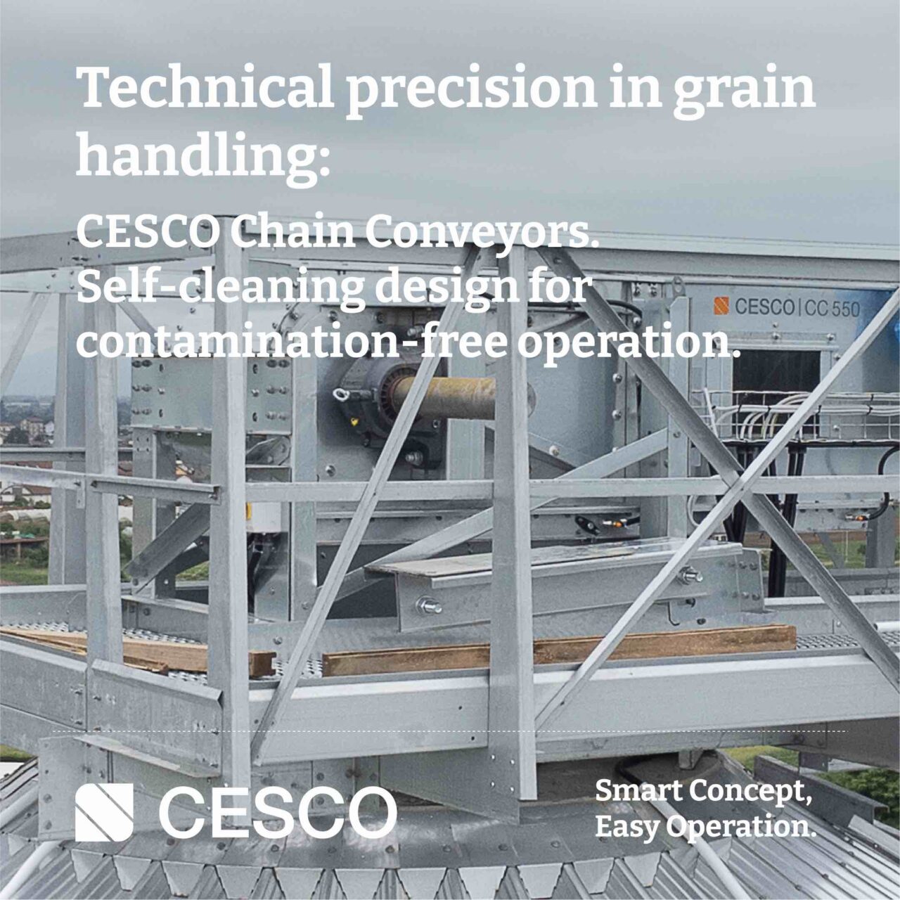 Technical precision in grain handling: CESCO EPC Chain Conveyors. Self ...
